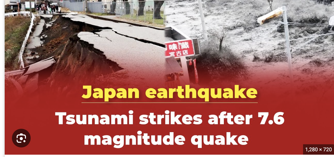 BREAKING: Tsunami Warning In Japan After After Strong 7.6 Magnitude ...